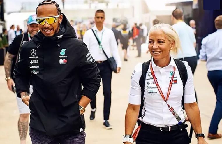 Quién es la mujer que acompaña a Lewis Hamilton a todos lados ...