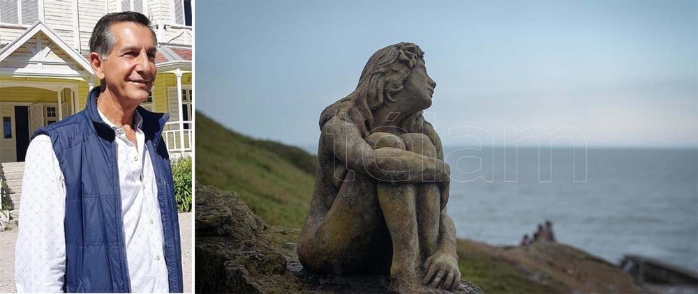 Fin del misterio: el médico Mario Magrini es el creador de la escultura ...