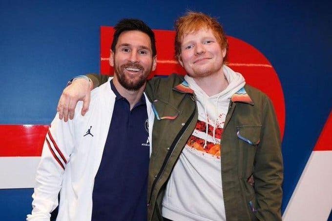 Ed Sheeran le dedicó un especial mensaje en Instagram a Lionel Messi ...