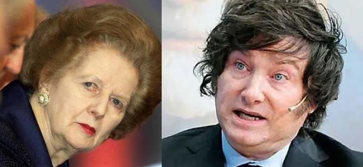 Milei barranca abajo: ahora dice que Thatcher es su modelo de político ...