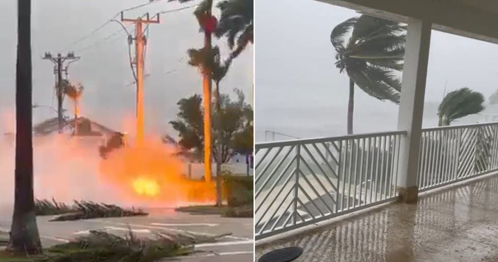 Las primeras imágenes del huracán de categoría 4 “Ian” que golpea a ...