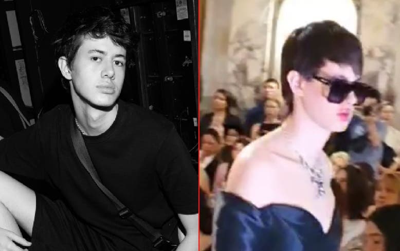 Dante Ortega desfiló maquillado y con vestido: "nunca imaginé ser una ...