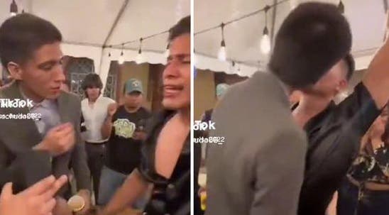 Casamiento viral: en plena fiesta un invitado besó apasionadamente al novio y desató la furia de ...