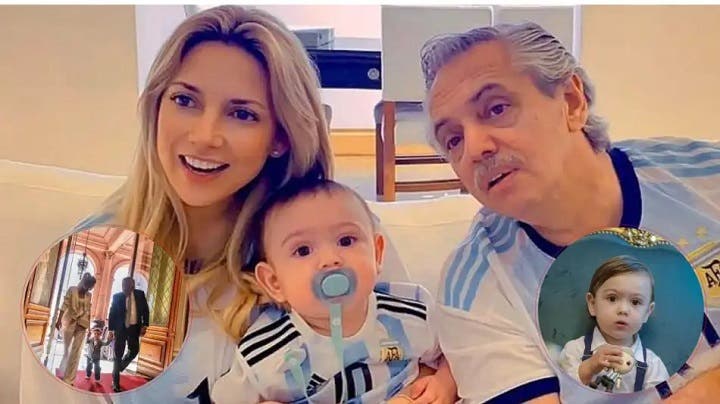 Fabiola Yáñez y Alberto Fernández mostraron fotos de su hijo Francisco ...