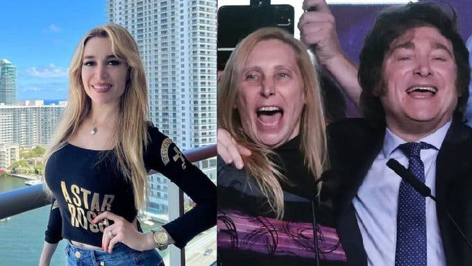 La tremenda reacción de la hermana de Milei por el romance con Fátima ...
