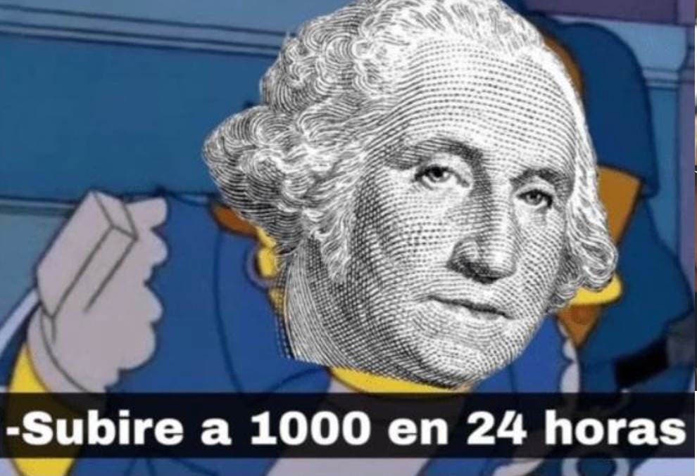 El dólar superó los $1000 y los memes hicieron catarsis en las redes ...