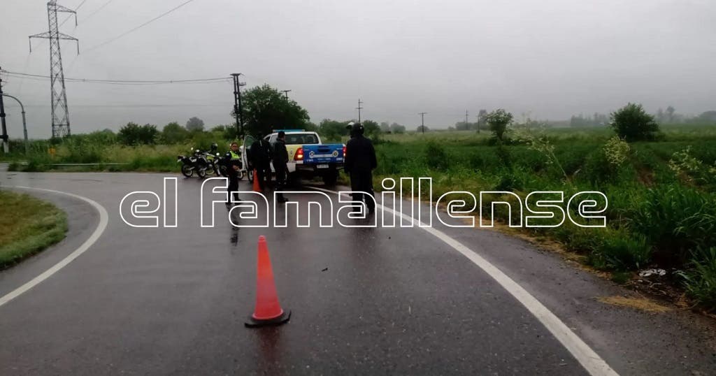 Un motociclista murió al caer de su rodado entrando a Campo de Herrera ...