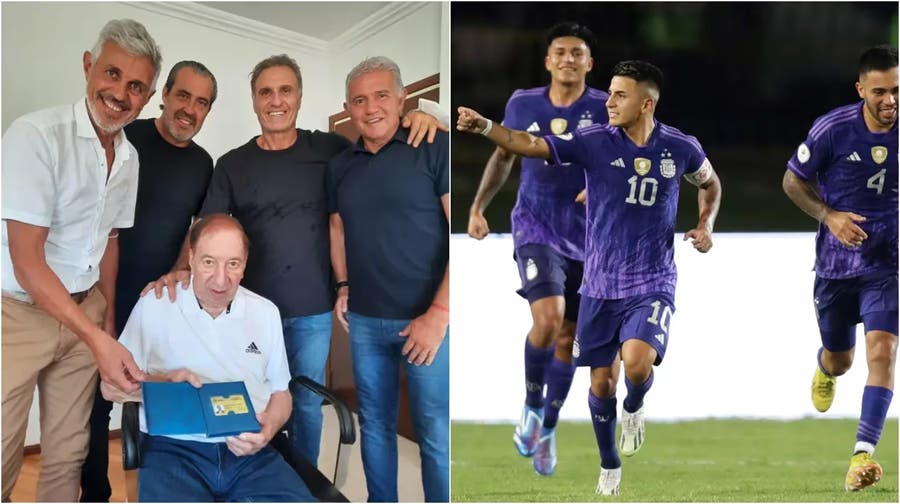 La cábala que cumplieron los jugadores de la Selección argentina Sub 23 ...