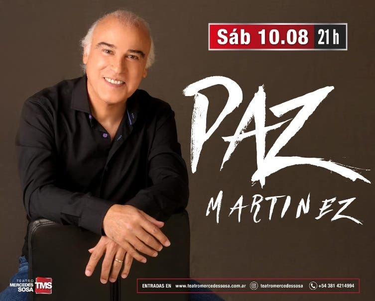 Gran expectativa por el show de Paz Martínez en Tucumán | Contexto Tucuman