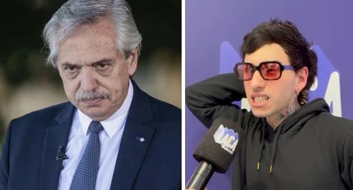 Pase de factura: apareció Dyhzy, el hijo de Alberto y lanzó un ácido ...