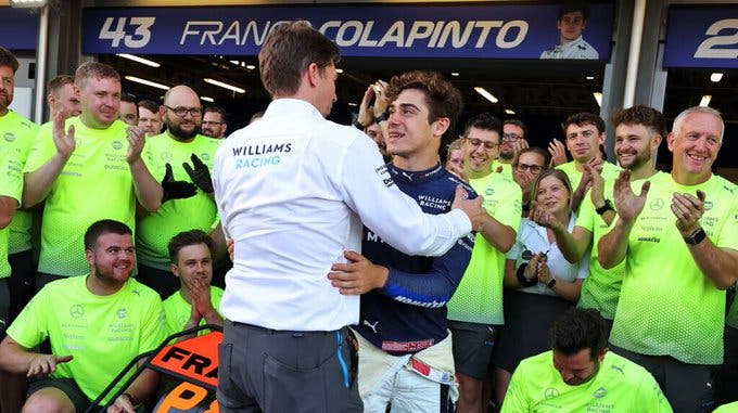 El jefe del equipo Williams reveló lo que más lo sorprendió de Colapinto en el GP de Azerbaiyán ...