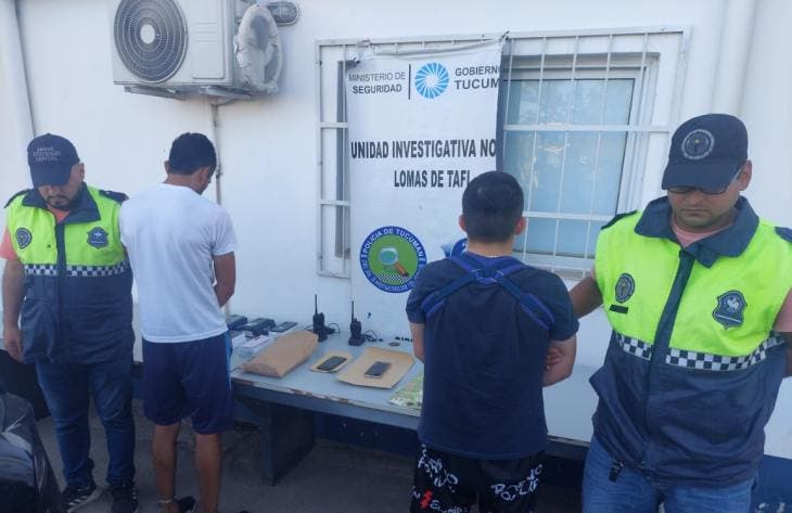 Lomas de Tafí: dos detenidos por robo con inhibidores de alarma ...
