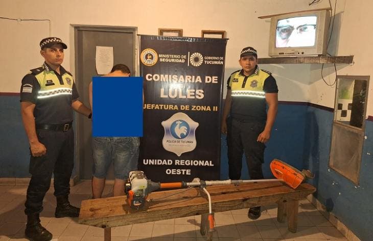 Amenazó a su pareja con una desmalezadora encendida | Contexto Tucuman