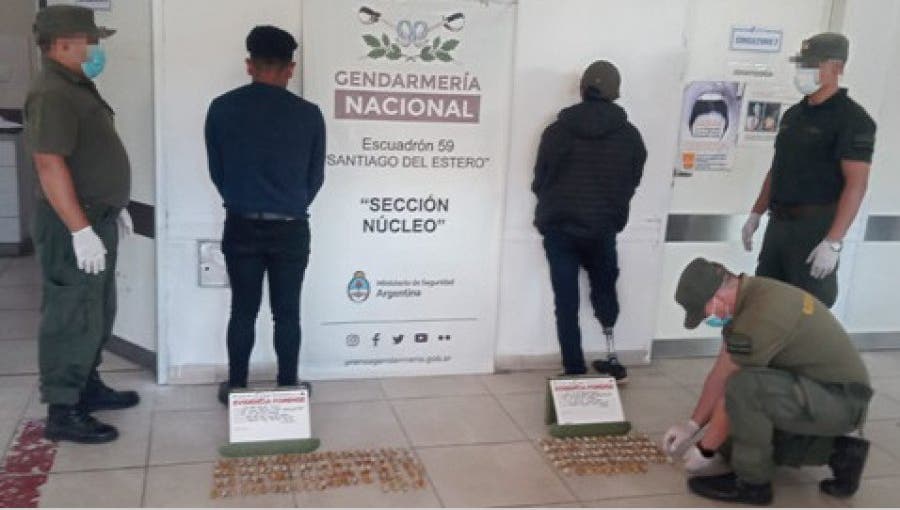 Los mulas bolivianos presos en Santiago del Estero con droga en sus ...