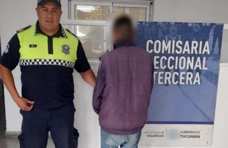 Lo arrestaron por causar disturbios y descubrieron que tenía un pedido ...