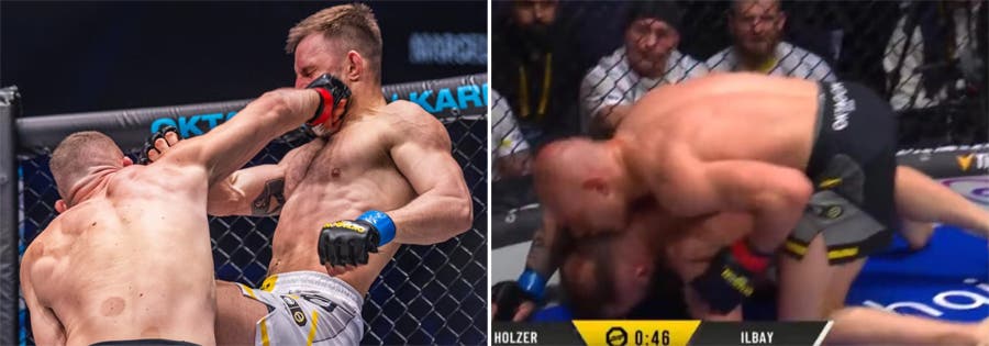 Escándalo en las MMA: lo noqueó, le dio un beso en la nuca y su rival se despertó enfurecido ...