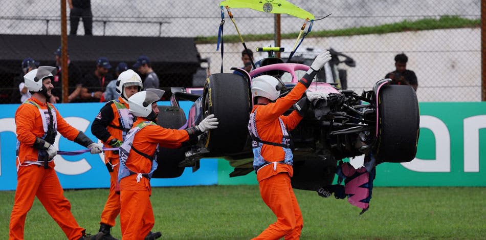 El duro choque de Franco Colapinto en el GP de Brasil: ¿cómo fue el ...